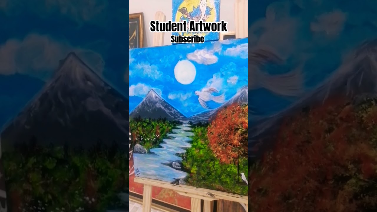 Healing Scenery #artfrequencystudio #palestine #art #arabicart #hijab  #pakistan #indonesia #india