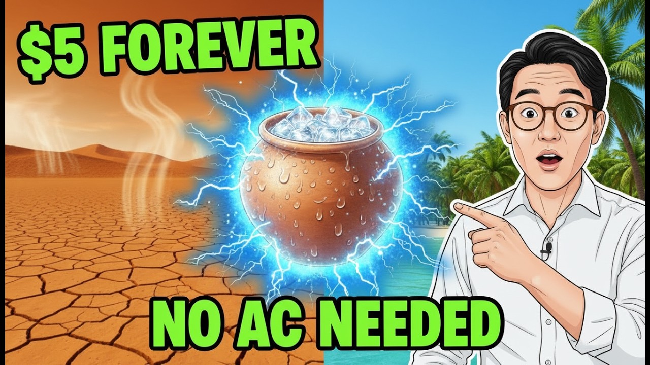 Cool Any Room for $5 FOREVER — No AC, No Electricity Needed