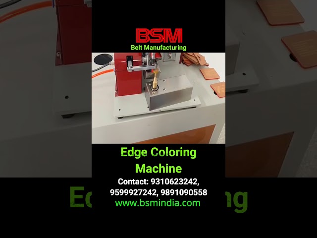 Coloring Machine - Edge Coloring Machine Double Side - Leather Belt ...