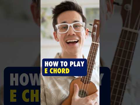 E Chord on ukulele #ukulele #ukulelechords #easyukulele #ukulele tutorial