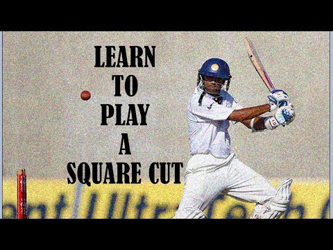 Cricket Batting Tips | How to play a square cut | Teaching kids how to play square of the wickets