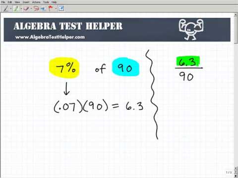 Percent of a Number