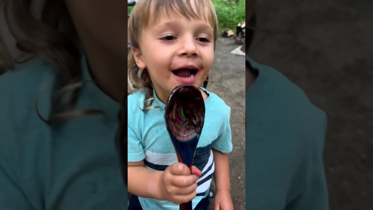 Cookie dough brownie in the Dutch Oven! #outdoorcooking #camping #campcooking