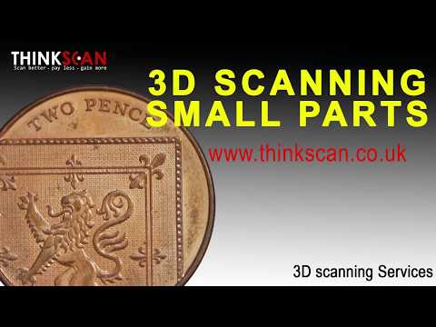 Precision parts 3D Scanning. High resolution 3D scanning service