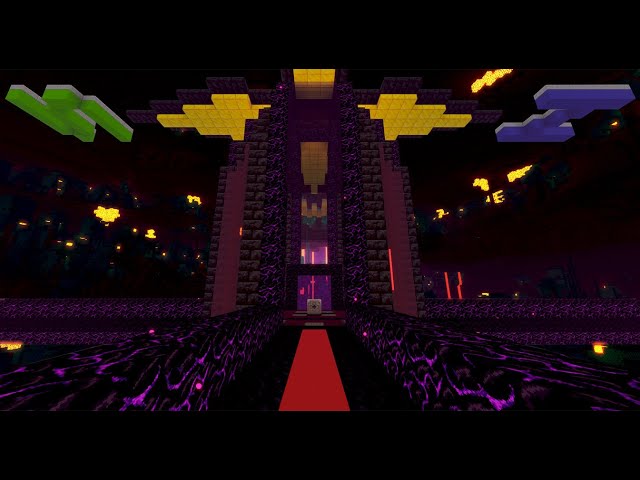 Nether Hub Minecraft Map