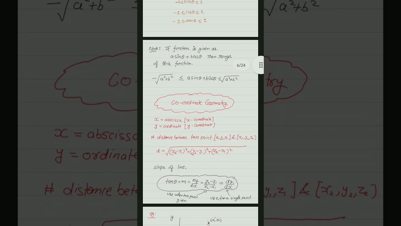 class 11 Basic Maths Notes ||Class 11 physics start karne se pehle ye notes zarur kar lena||