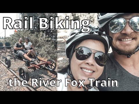 RAIL BIKING THE FOX TRAIN IN SACRAMENTO CALIFORNIA