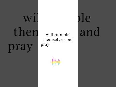 if my people, who are called by my name, will humble themselves and pray and seek my face #jesus