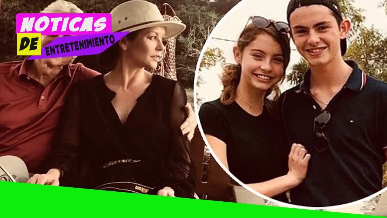 Catherine Zeta-Jones shares rare photo of Carys and Dylan