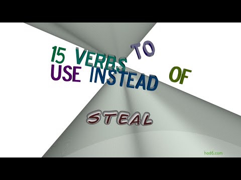 steal - 17 verbs which are synonyms to steal (sentence examples)
