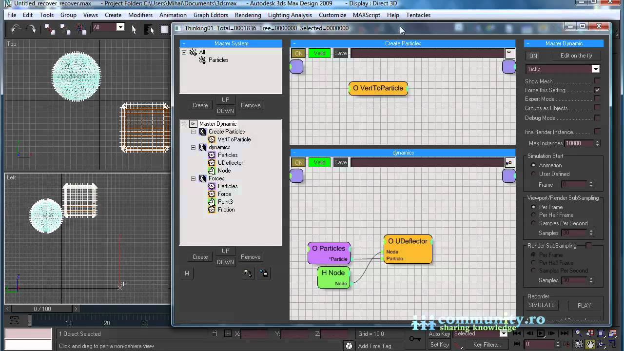 thinkingParticles: Softbody