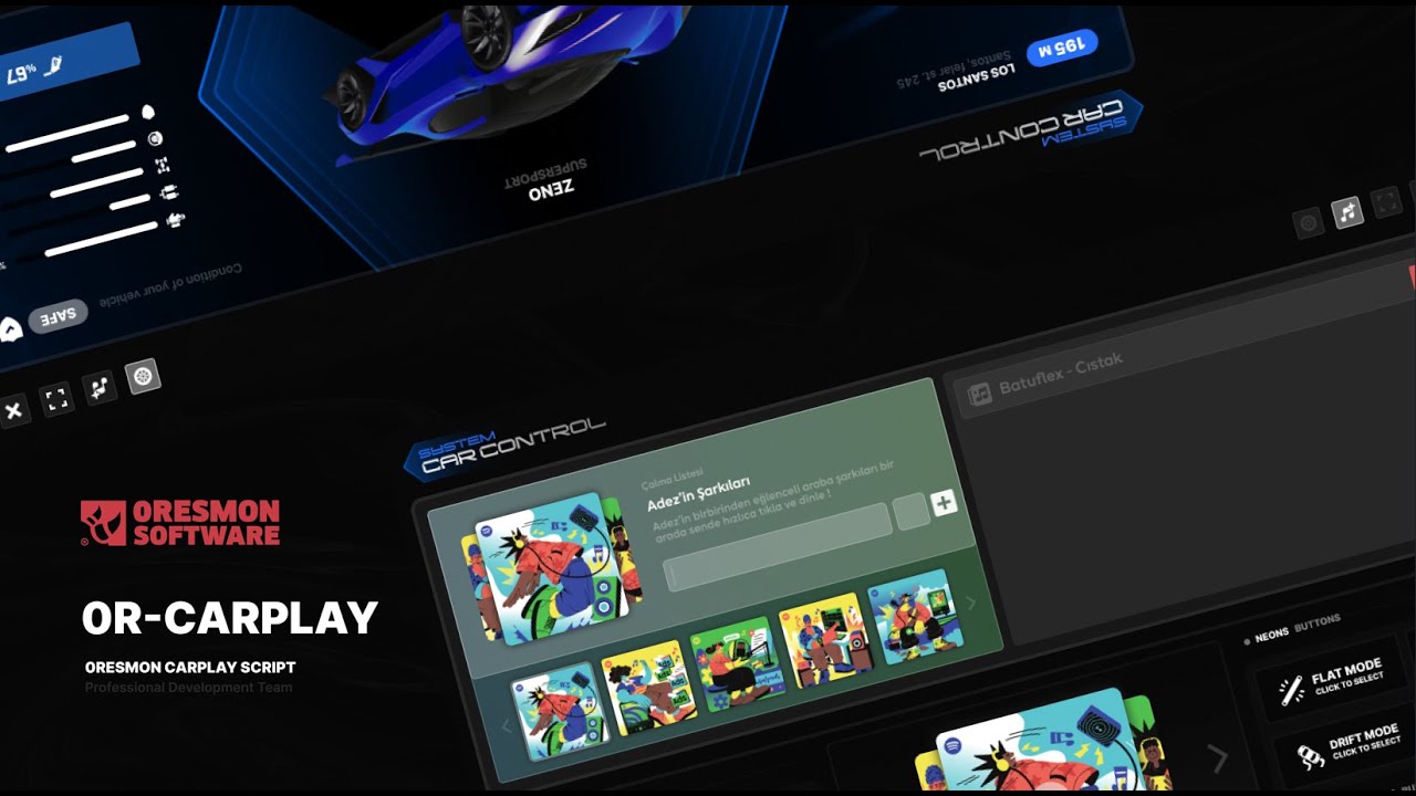 Fivem Carplay (Carcontrol) Script - 0R-CARPLAY