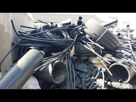Used waste scrap plastic pipe shredder machines