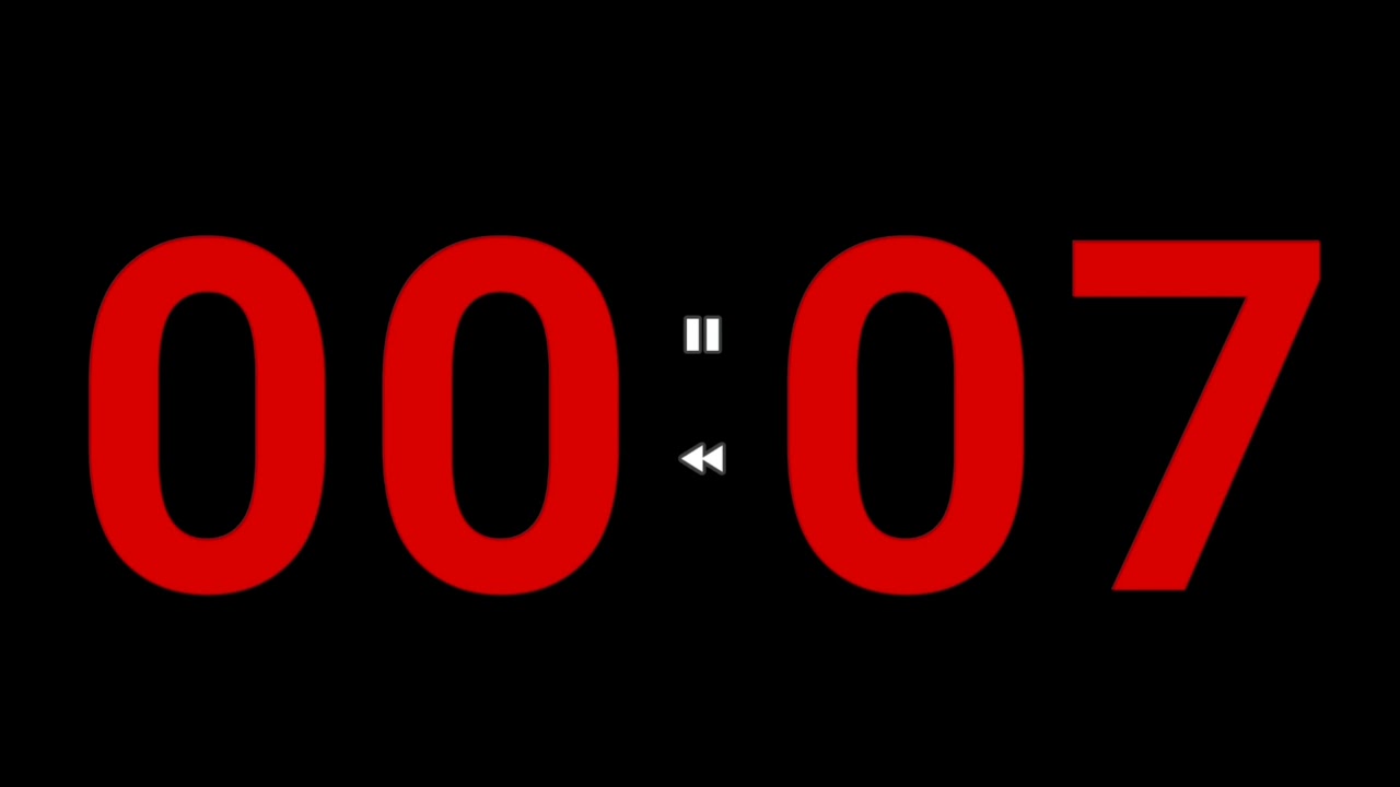 30 Seconds Timer with clock ticking sound and Finish Bell