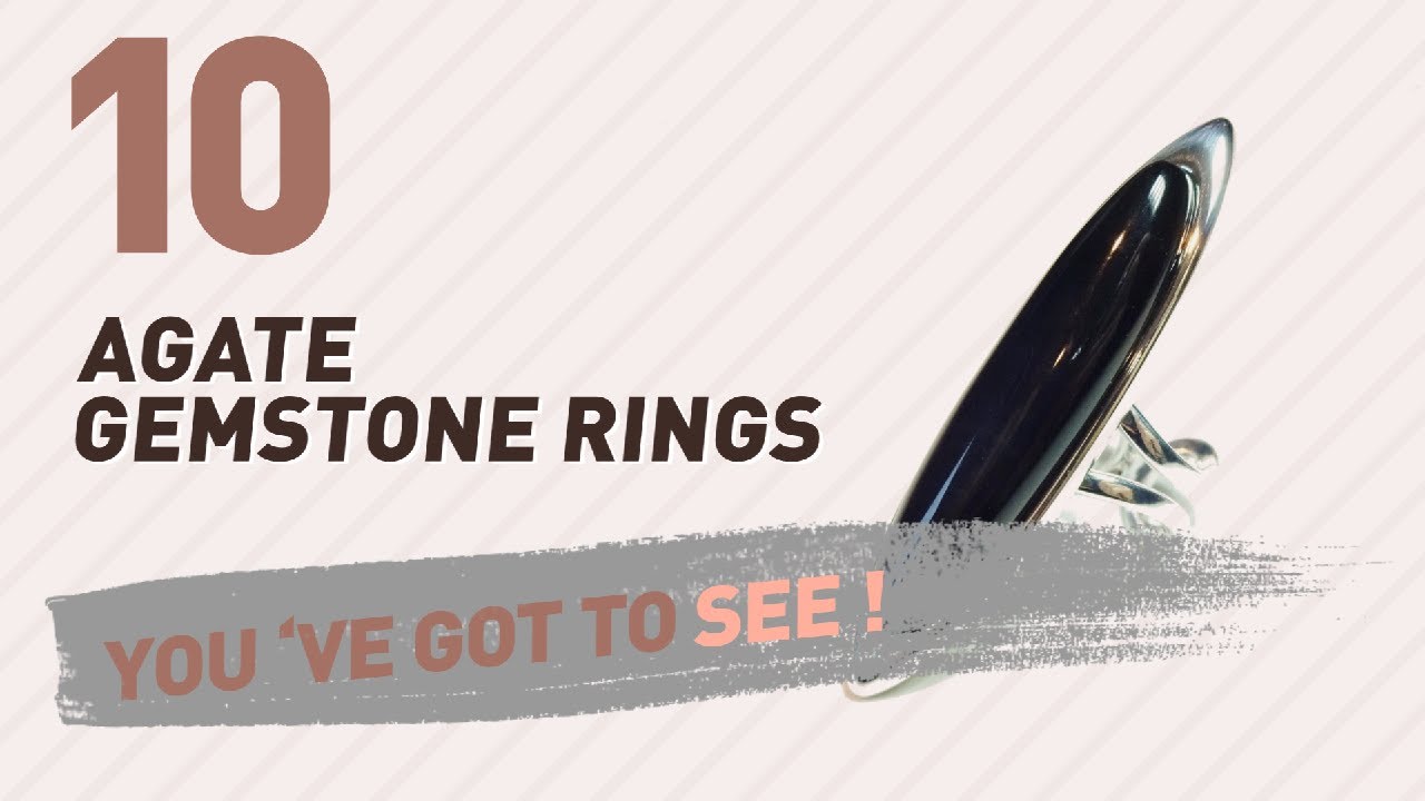 Agate Gemstone Rings Top 10 Collection // UK New & Popular 2017