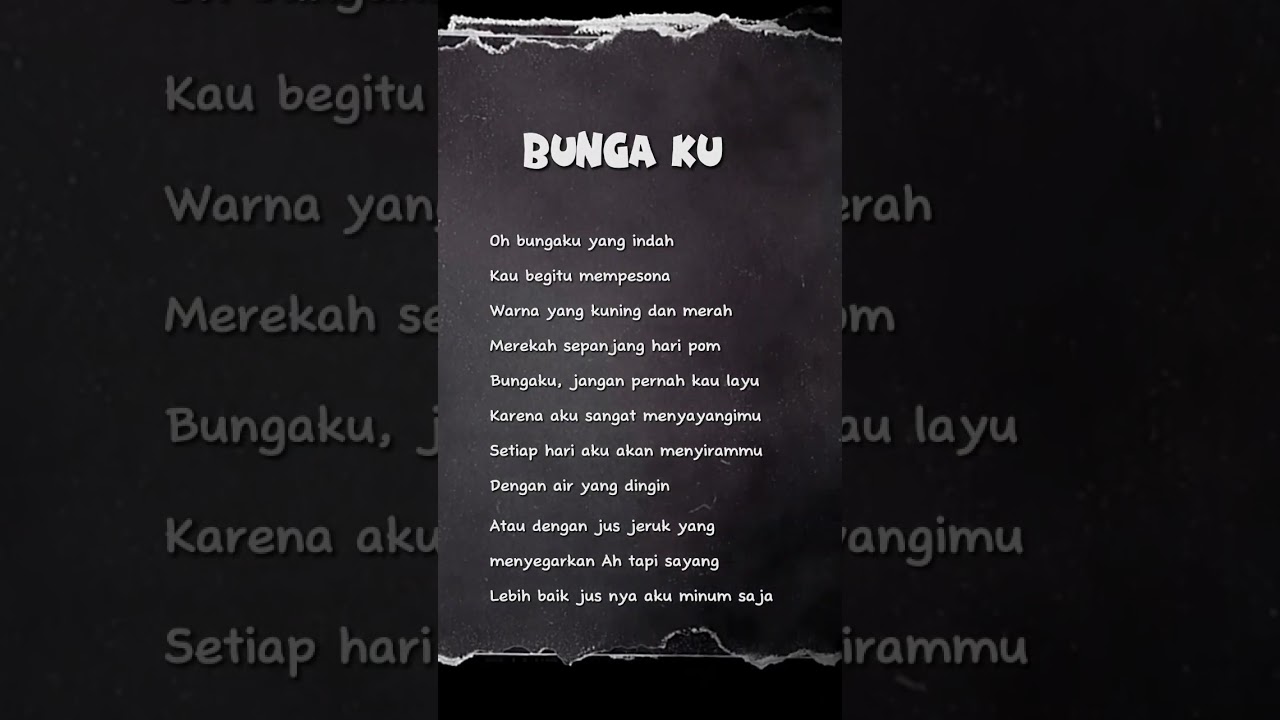 Puisi bunga