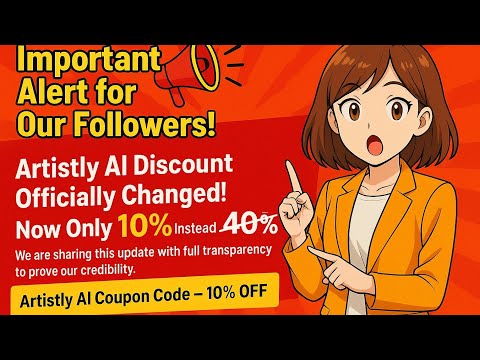π¨ Artistly AI Coupon Code 2025 β Save 40% Instantly (Verified Deal!)