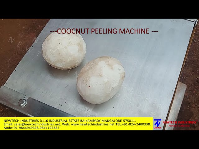 Coconut Processing Machines - Coconut Paring Machine Manufacturer from ...