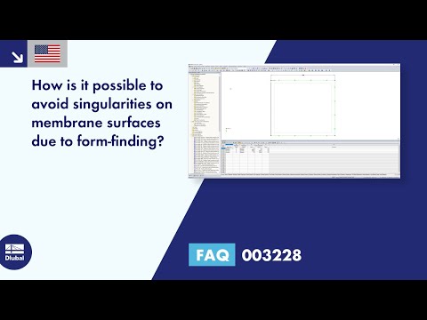[EN] FAQ 003228 | How is it possible to avoid singularities on membrane surfaces due to form-find...