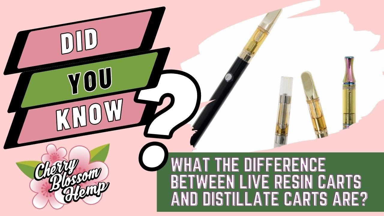 Hemp: Live Resin Carts vs Distillate Carts- Learn The Differences