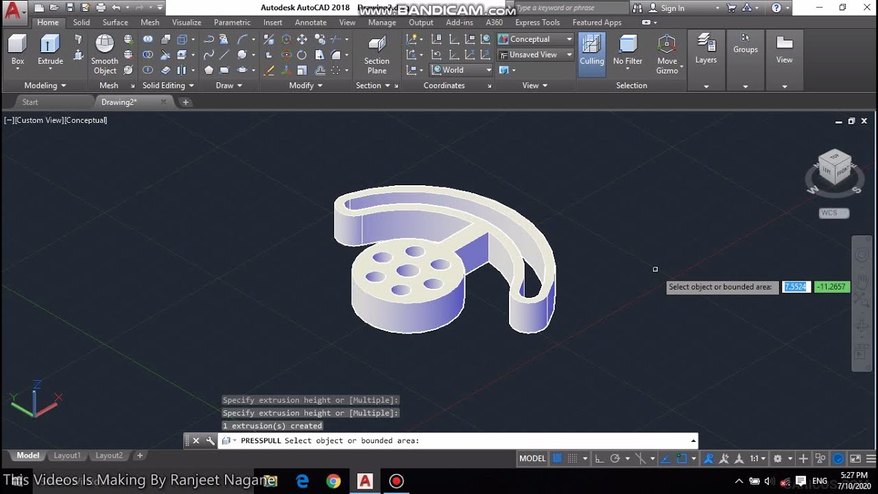 AutoCAD Tutorial 2D And 3D Mechanical Machine Part Design And Drafting