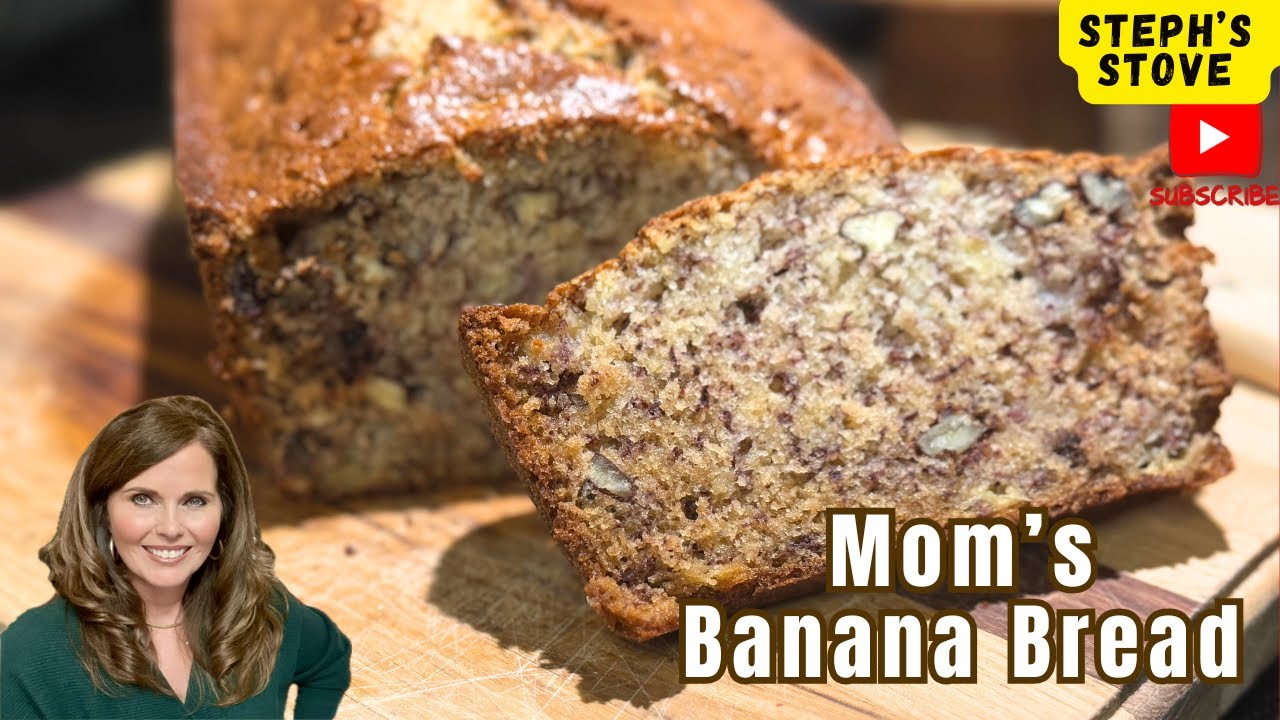 Mom’s Banana Bread Recipe: Super Moist, Easy, and No Mixer Required - Steph’s Stove