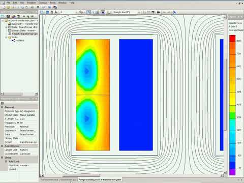 QuickField 6.3.2 - Scott 'T' transformer