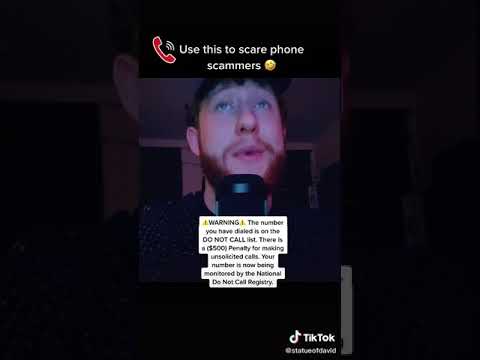 scare scammers with this sound