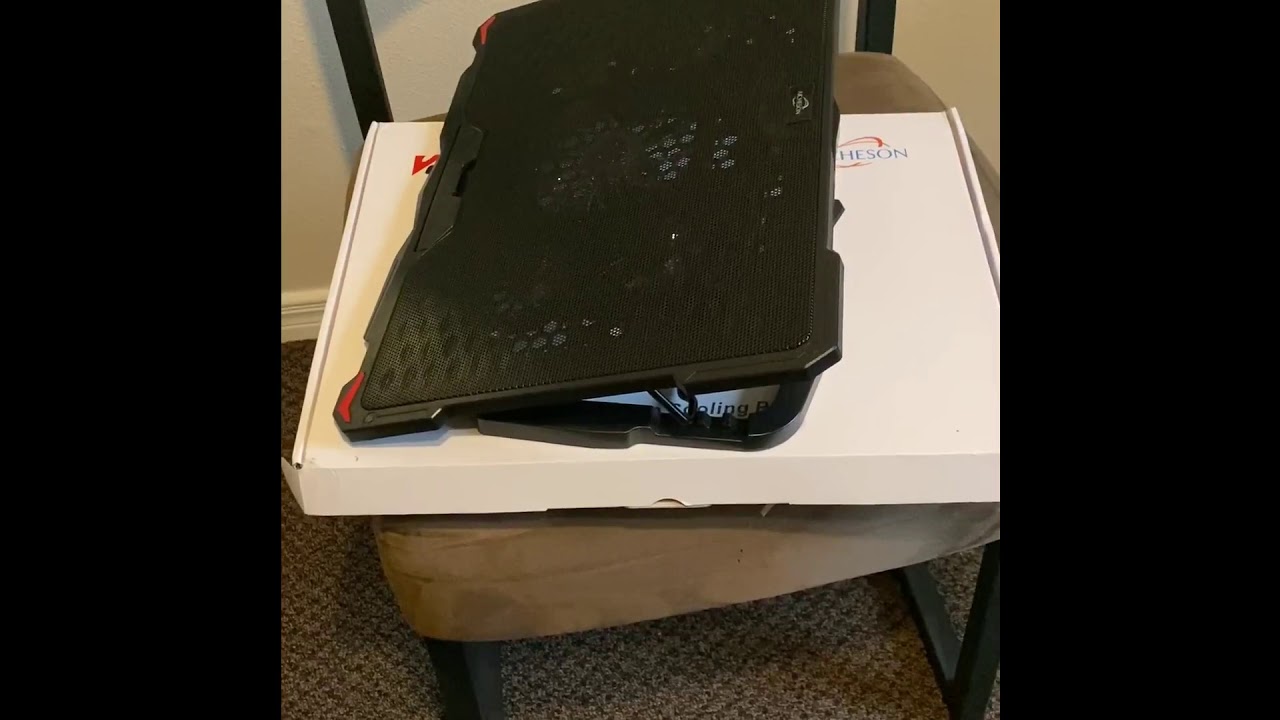 Aicheson S-035 Laptop Cooling Pad Unboxing