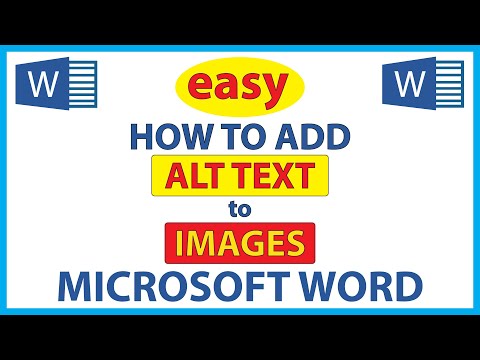 Microsoft Word: How To Add Alt Text To An Image In Word | 365 | 👍