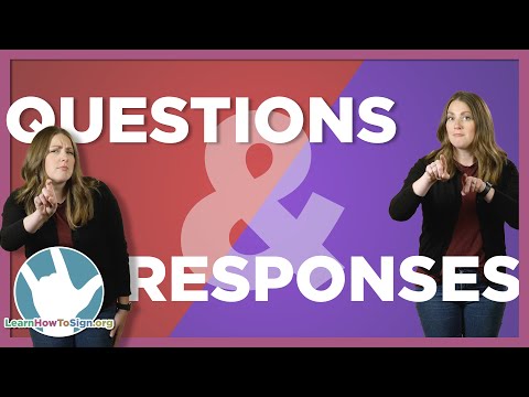 The Basics of ASL Questions and Responses