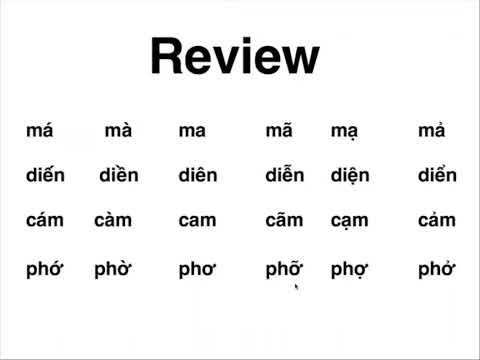 1.12 Step 3 Review the Tones - Vietnamese Pronunciation