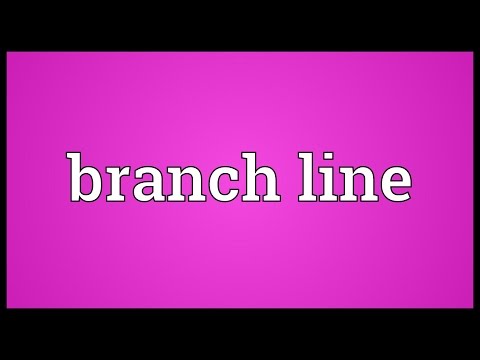 Branch line Meaning
