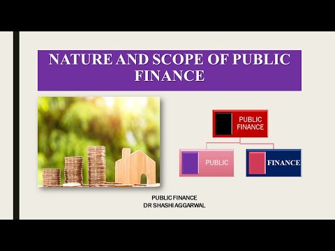 MEANING,NATURE AND SCOPE OF PUBLIC FINANCE/ENGLISH