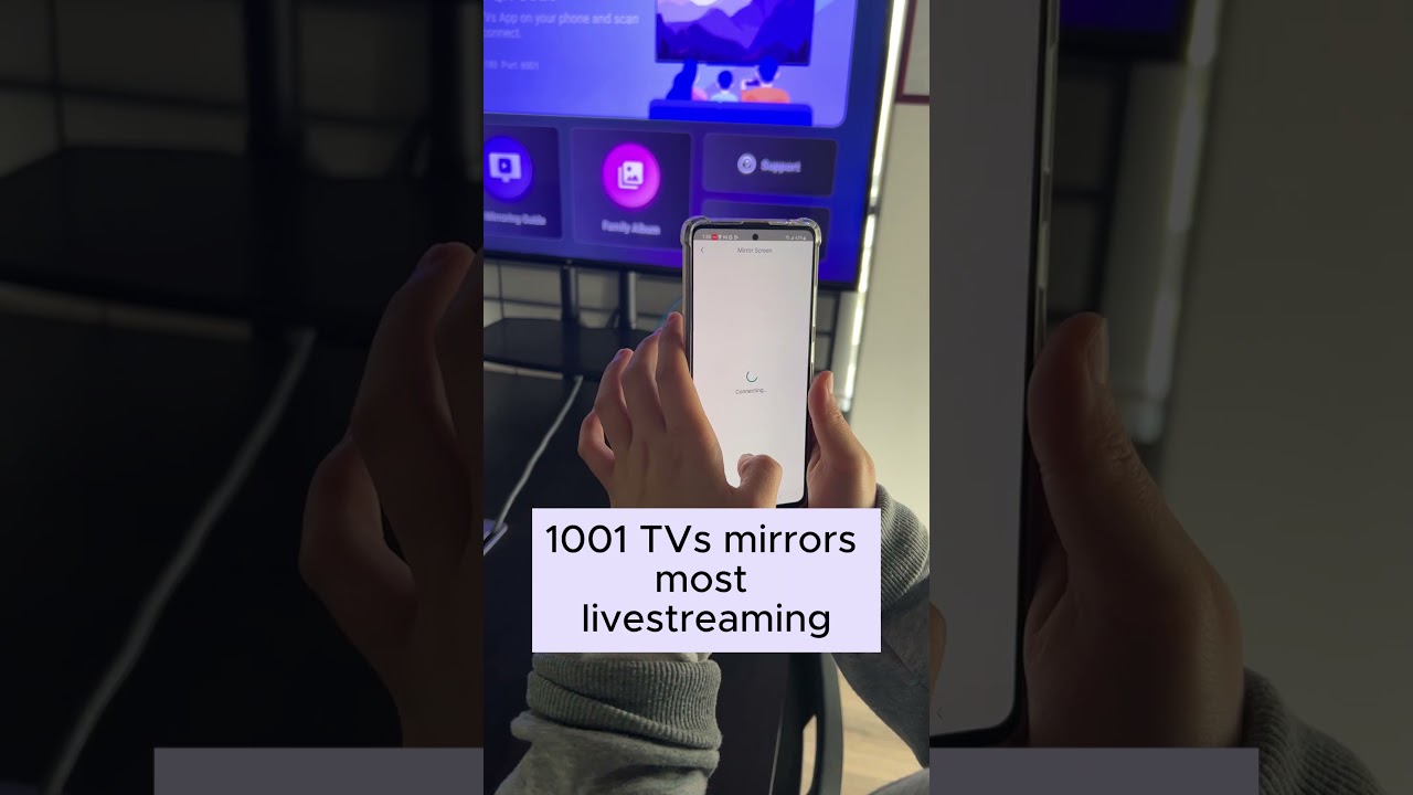 #Shorts This is how to watch #livestream properly!  #screenmirroring #1001tvs
