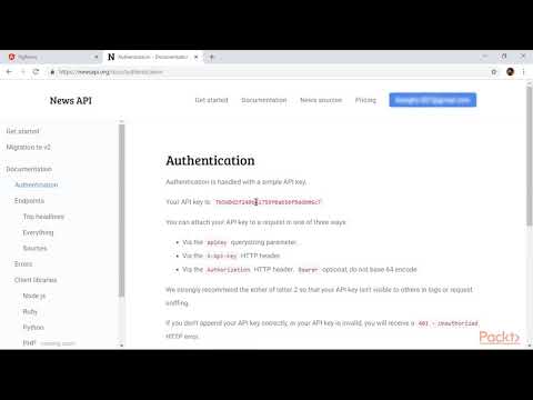 Learn Angular Web Development in 2 Hours Introduction to News API Backend | packtpub com - Mind ...