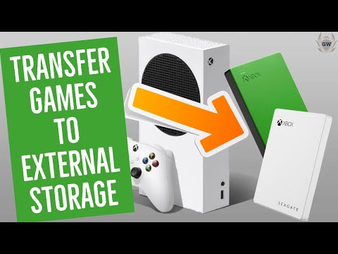 HOW TO TRANSFER GAMES ONTO EXTERNAL STORAGE ON XBOX SERIES S!