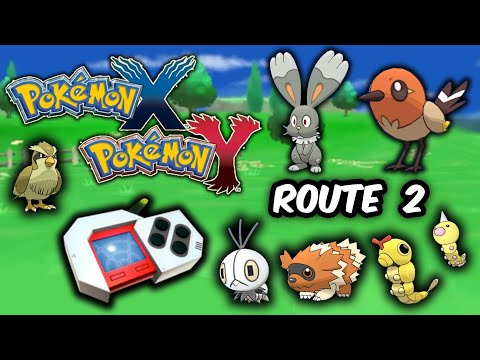Find ALL Shiny Pokémon with Poké Radar (Route 2) Pokémon X and Y