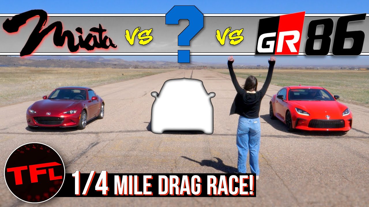 Electric MINI Drag Races Toyota GR86 and Mazda MX-5, the Underdog Wins ...