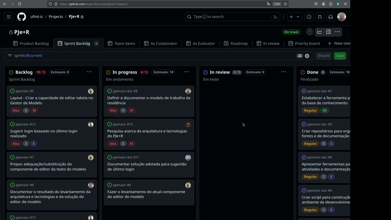 Controle de Atividades com Github Projects