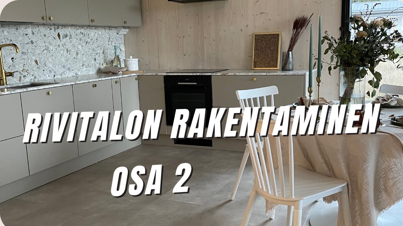 Rivitalo nousee - ekaa kertaa rakennuttamassa rivitaloa. Lyhyt Vlogi pystytyspäivästä