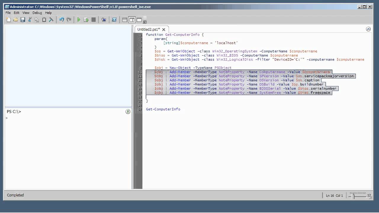 Chapter 19 - Custom Output Objects.mp4