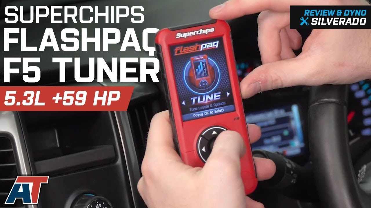 2014-2017 Silverado 1500 Superchips Flashpaq F5 Tuner 5.3L Review & Dyno