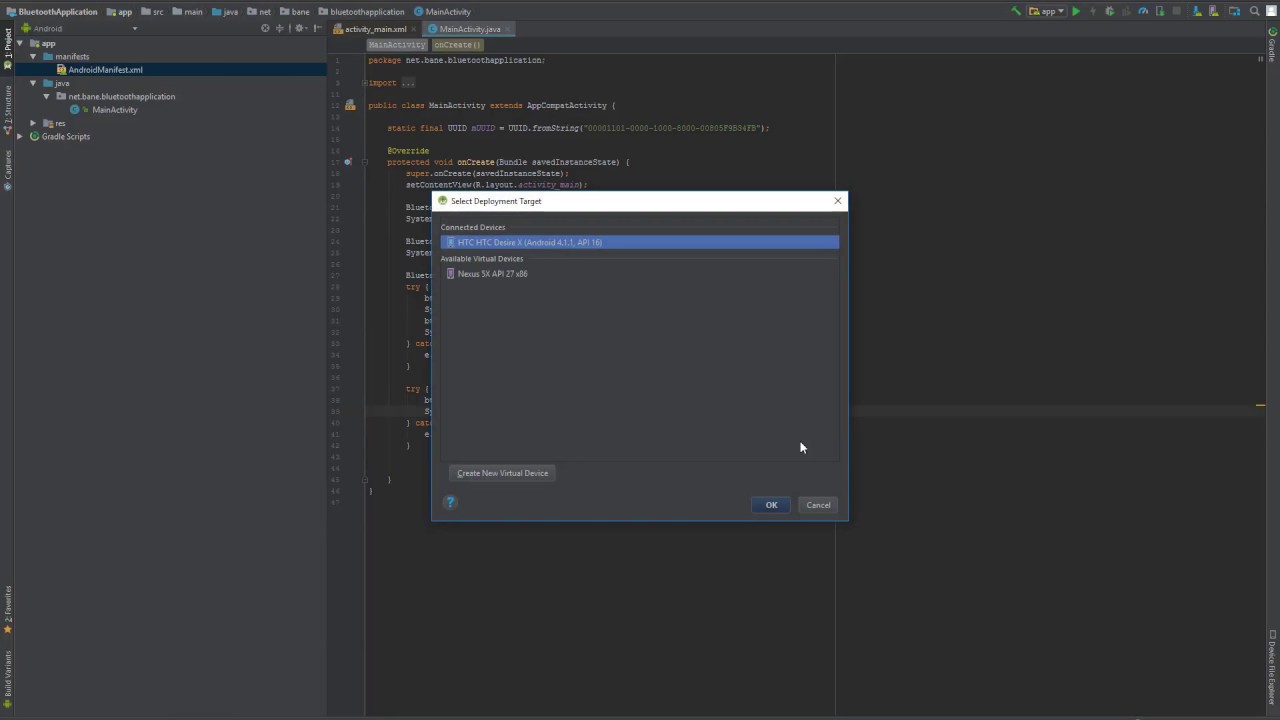 Bluetooth for Android and Arduino HC-05 Module, Java implementation
