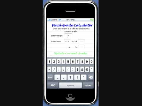 Final Grade Calculator
