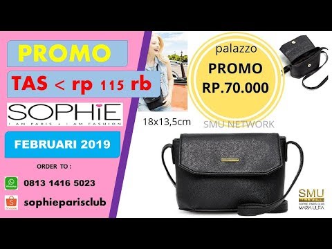 Promo Tas Sophie Paris dibawah Rp.115.000, feb 2019-order to maria ulfa (081314165023)