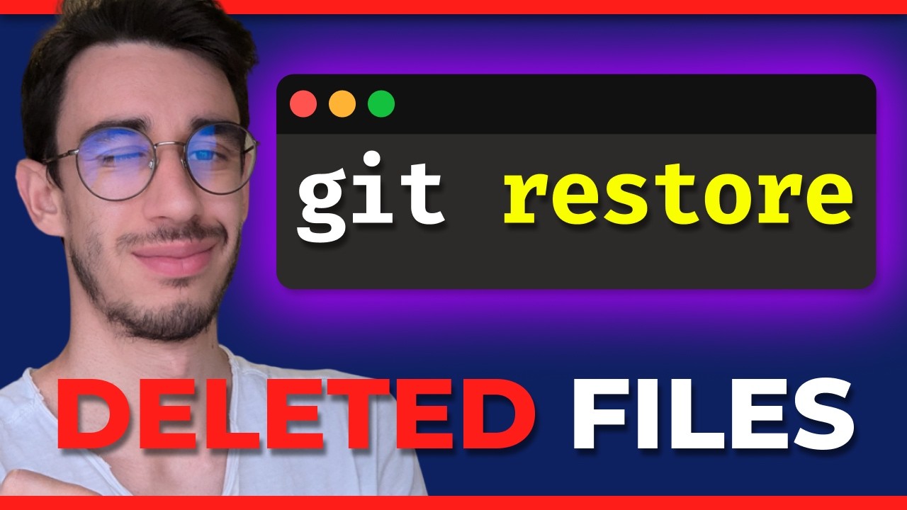 Restore deleted or lost files with git