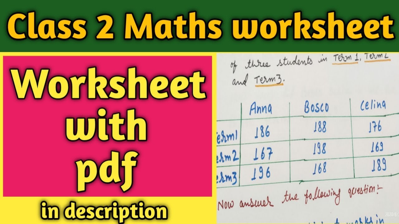 Class 2 maths worksheet||class 2 maths worksheet  pdf ||worksheet for class 2,maths worksheet grade2