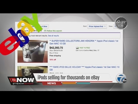 iPod Classics selling for thousands on ebay