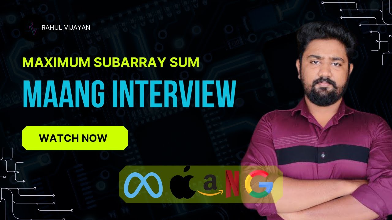 Master Kadane's Algorithm | Maximum Subarray Sum Explained for MAANG Interviews in Java